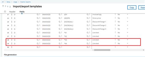 How To Increase No Of Characters In Line Text Entry Using Import Template Sage X Tips