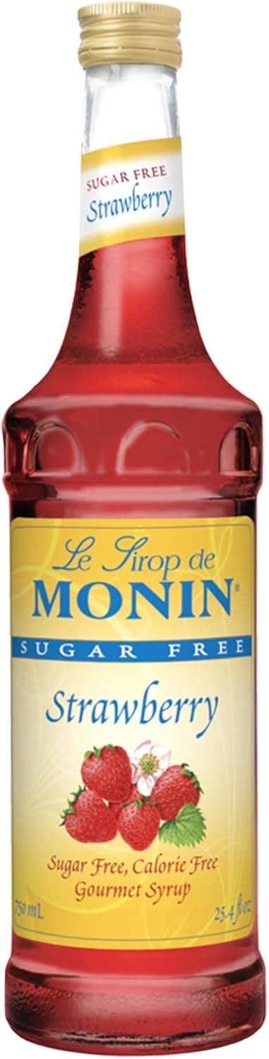 Monin Sugar Free Strawberry Syrup Fig App