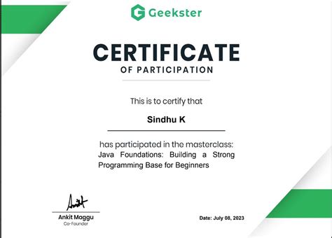 sindhu kumar on linkedin javafoundations masterclass javaprogramming softwaredevelopment…