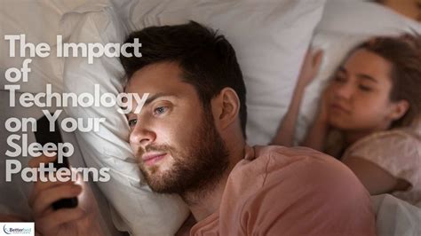 the impact of technology on your sleep patterns