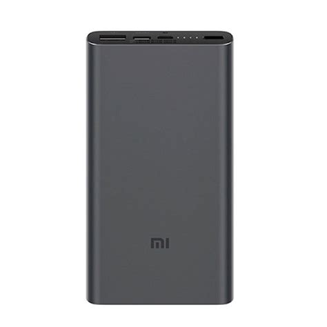 Bater A Externa Xiaomi Mi De Mah Carga R Pida Watts Negro Sp Digital