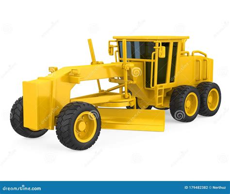 Motor Grader Isolated Stock Illustration Illustration Of Industrial 179482382