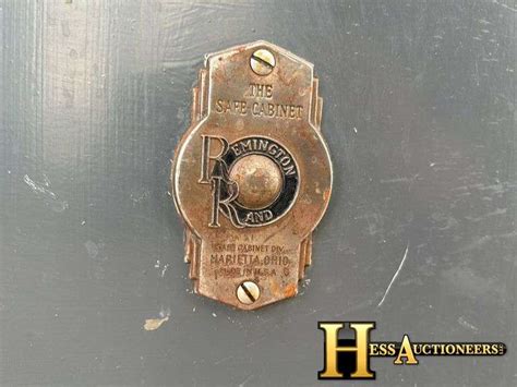 Remington Rand Safe Hess Auctioneers