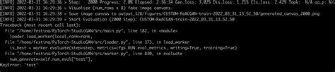 Training Stops After Step Issue POSTECH CVLab PyTorch StudioGAN GitHub