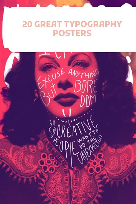 20 Great Typography Posters Diseño Gráfico Minimalista Tendencias