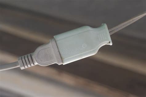 Electric Plug Switch Socket With Connected Plugs Concept Connection Stock Image Image Of