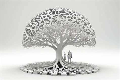 Premium Photo Unity Metaphor Isolated On White