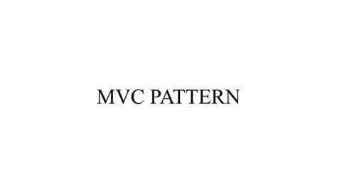 멋쟁이사자처럼백엔드멘토강의자료mvc 패턴과 영속성 컨텍스트pptx