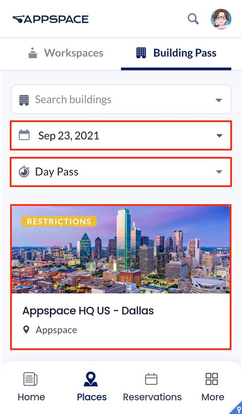 Reserve A Building Pass Employees Appspace Knowledge Center