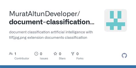 GitHub MuratAltunDeveloper Document Classification With Artificial Intelligence Document