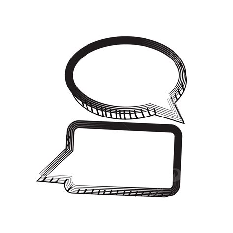 Gambar Kotak Dialog Hitam Lucu Vektor Hitam Kotak Vektor Kotak Dialog Kartun Png Dan Vektor