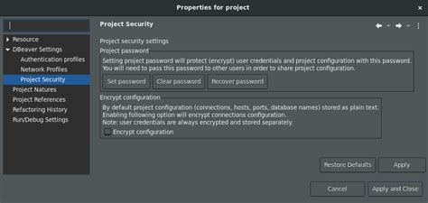 Project Security Bobbyiliev Dbeaver Github Wiki