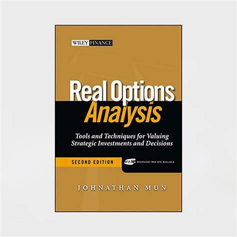 Real Options Analysis Second Edition Osl Risk Management