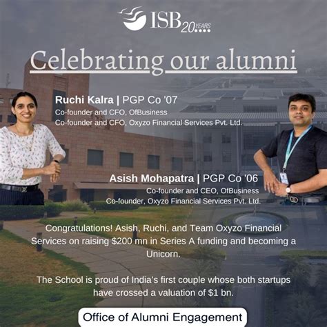 Isb Alumni On Linkedin Isb Isbalumni Successstories