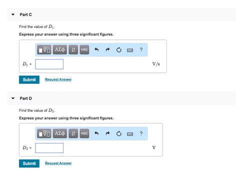 Solved The Voltage Response For The Circuit In Figure 1 Is