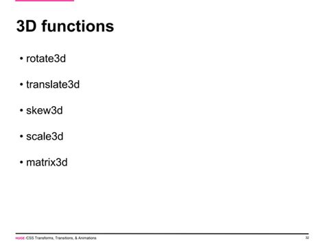 Css Transitions Transforms Animations Pptx