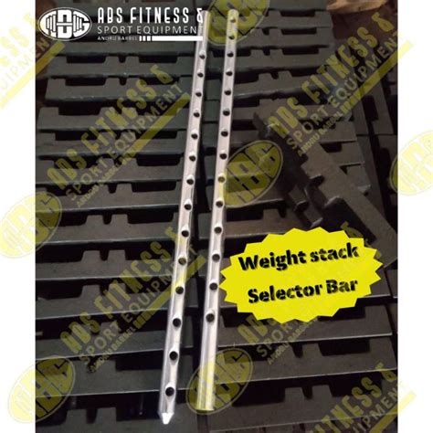 jual weight stack selector bar sulingan beban kotak shopee indonesia