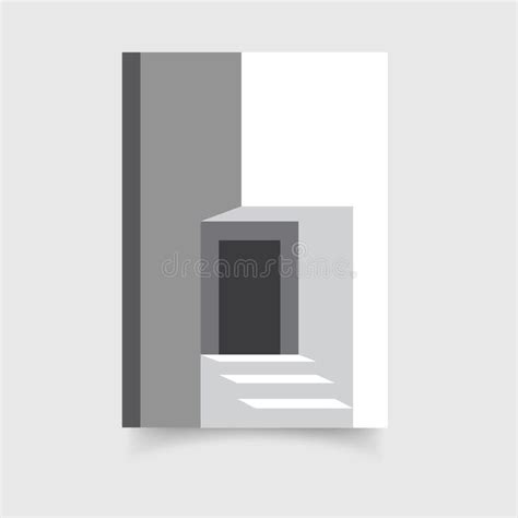 Minimalist Modern Architecture Geometric Vector Design Stock Illustration Illustration Of