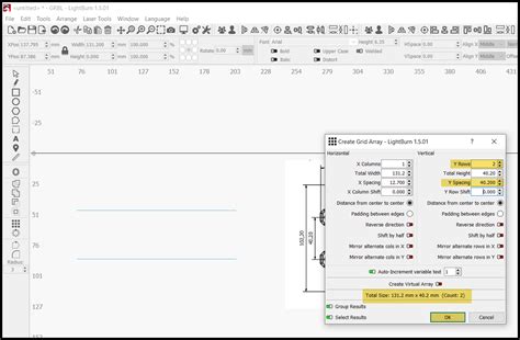Tidy Up And Straighten Lines Deleting Sections Lightburn Software