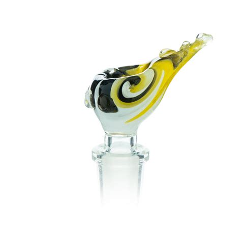 Lucky Goat Beak Reversal Glass Bowl Afm Smoke