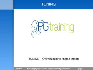 PostgreSQL Tuning PPT