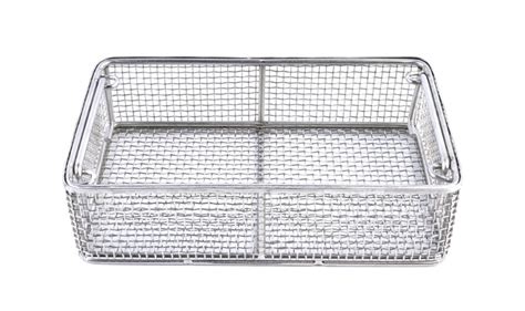 ตะกร้าสแตนเลสเกรด304 ขนาด 50 25 สูง 7 ซม