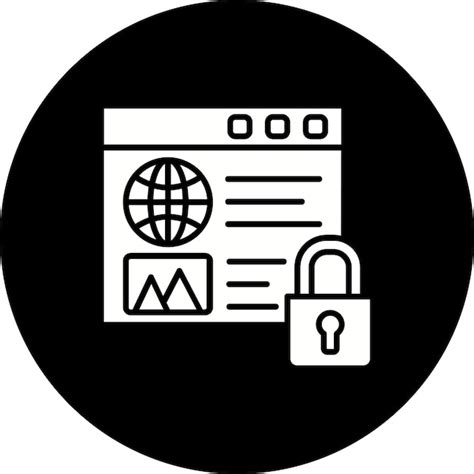 Premium Vector Web Security Icon