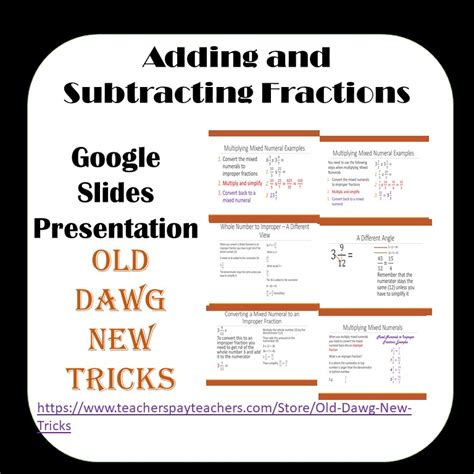 Adding And Subtracting Fractions Google Slides Made By Teachers