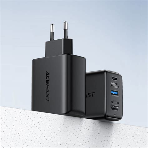 Acefast 2in1 įkroviklis Gan 65w Usb Type C Usb Adapterio Adapteris