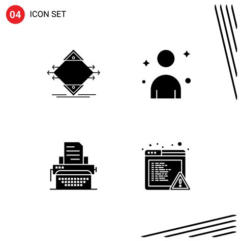 Set Of Vector Solid Glyphs On Grid For Traffic Typing Sign Man Publish Editable Vector Design