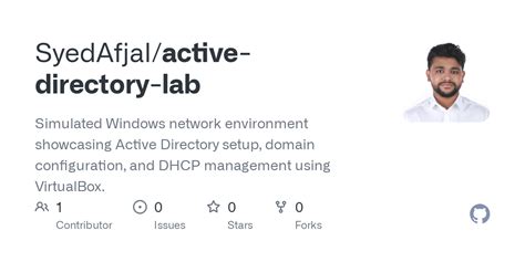 Github Syedafjalactive Directory Lab Simulated Windows Network
