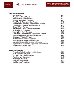 Fillable Online Fixed Assets Services Introduction 4 3 Acquisition Of Fixed Assets 4 Fax