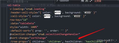 Vue Element Ui 中 El Table 树形数据 Tree Props 多层级使用避坑 Csdn博客