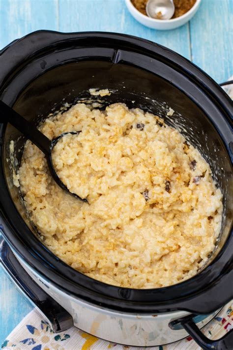 Slow Cooker Rice Pudding Spicy Southern Kitchen