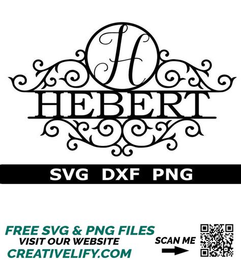 Split Monogram Svgdxfpng Fancy Script Frames Alphabet