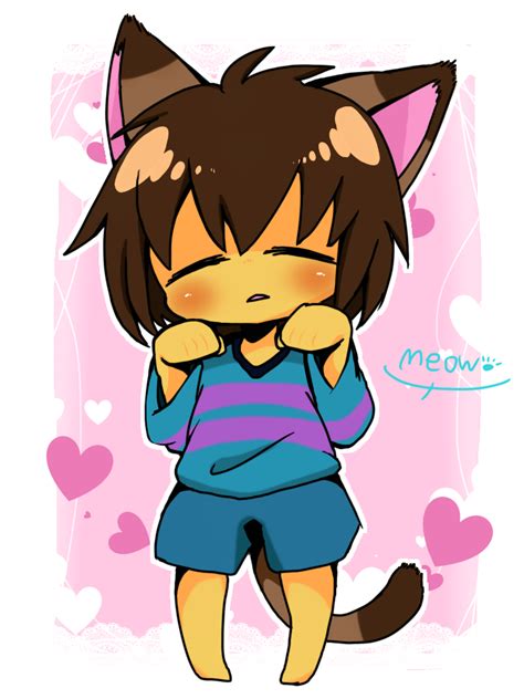 Cat Frisk Undertale Ibispaint