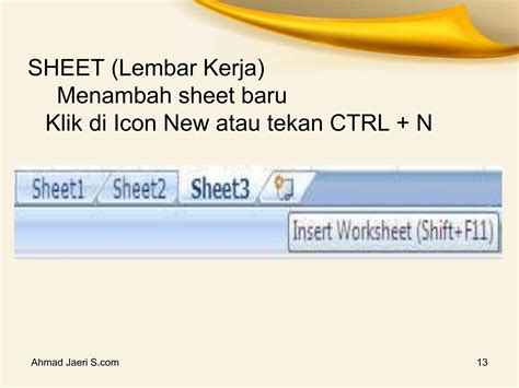 Modul Microsoft Excel PPT PPT