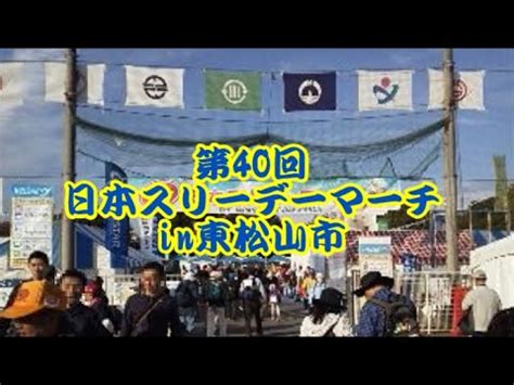 【第40回 日本スリーデーマーチ】2017年11月 埼玉県東松山市で行われるウォーキング大会 Youtube