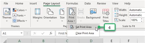 How To Set The Print Area In Excel Step By Step