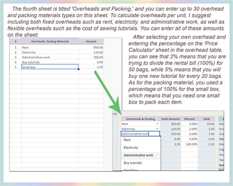 Pricing Markup Template Product Costing Template EXCEL Product Planner Pricing Template