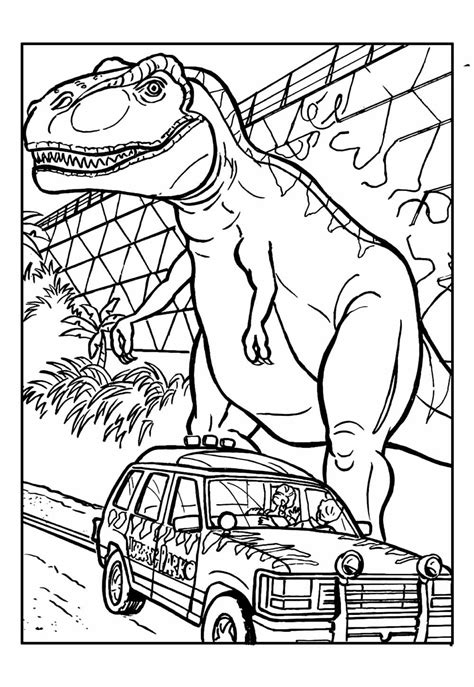 Desenhos Para Colorir E Imprimir De Jurassic Park Jurassic Park Blue