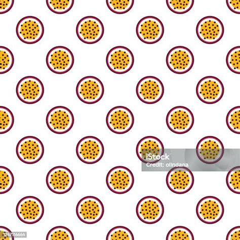흰색 배경 패턴에 원활한 열정 과일을 패브릭 래핑 페이퍼 스크랩북을 위한 귀여운 여름 열대 과일 프린트 0명에 대한 스톡 벡터 아트 및 기타 이미지 Istock