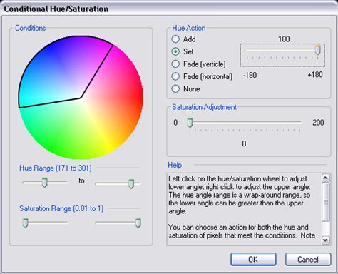 Conditional Huesaturation Effect Available Plugins Publishing Only