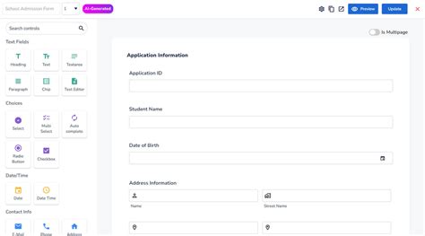 Ai Powered Online Form Creator Yoroform
