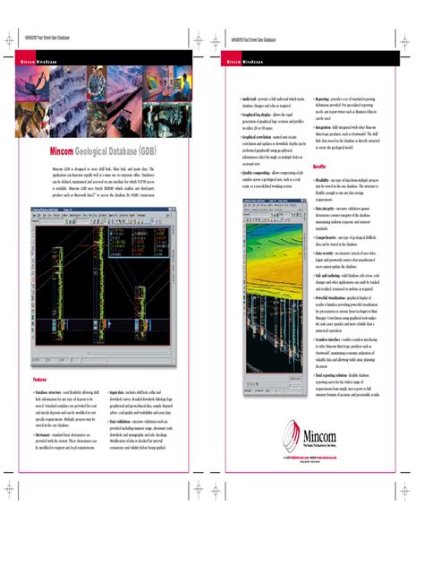 Geological Database Gdb Mincom Pdf Databases Information Technology Management
