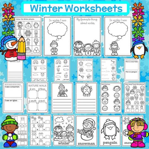 Mash Class Level Winter Worksheets