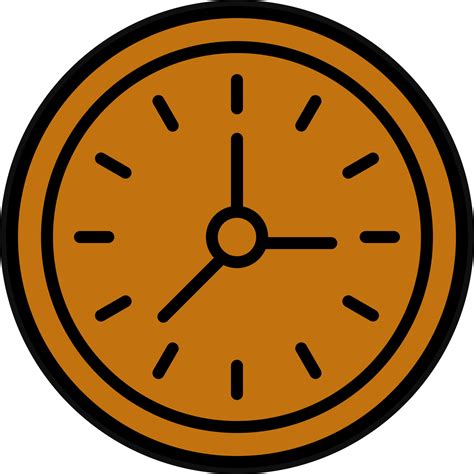Wall Clock Vector Icon Design 22930223 Vector Art At Vecteezy