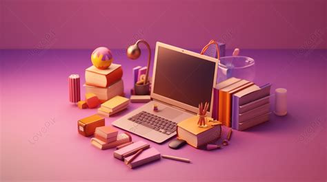 3d 온라인 학습의 그림 학교 수업 배경 학교 책상 배경 3d 학습 배경 이미지 Hd 학교 수업 학교 책상 3d 학습 배경 사진 무료 다운로드 Lovepik