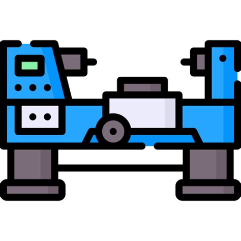 Lathe Machine Special Lineal Color Icon