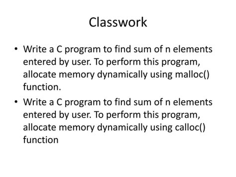Dynamic Memory Allocationdma Pptx Programming Languages Computing